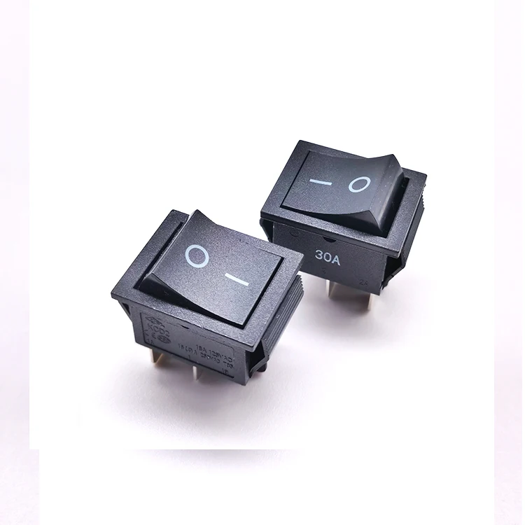 Colorful Head 4 Pins Double Pole Single Throw Rocker Switch With ...