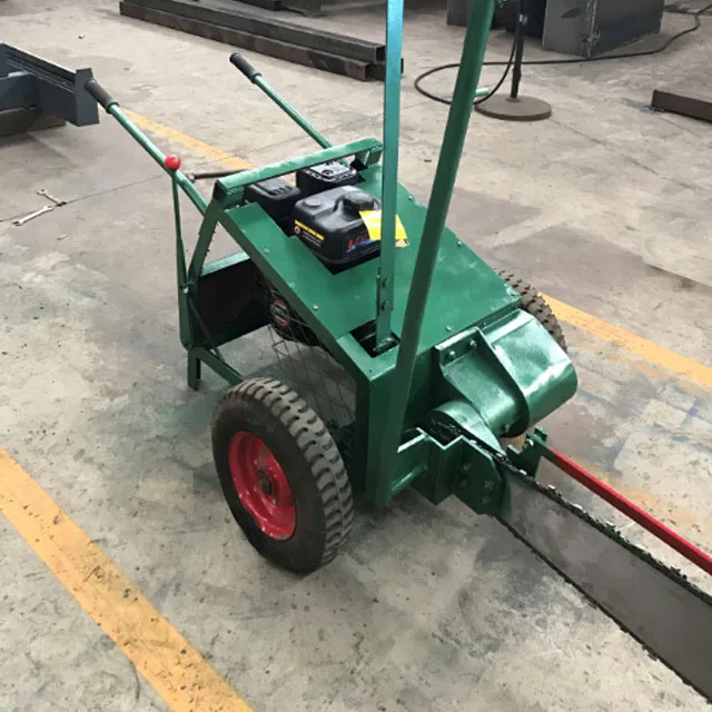 Large Electric /diesel/gasoline Portable Chain Saw Mill With Mobile ...