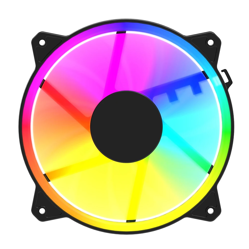 16cm Computer Cpu Cooler Full Rainbow Air Cooling Led Fan - Buy ...