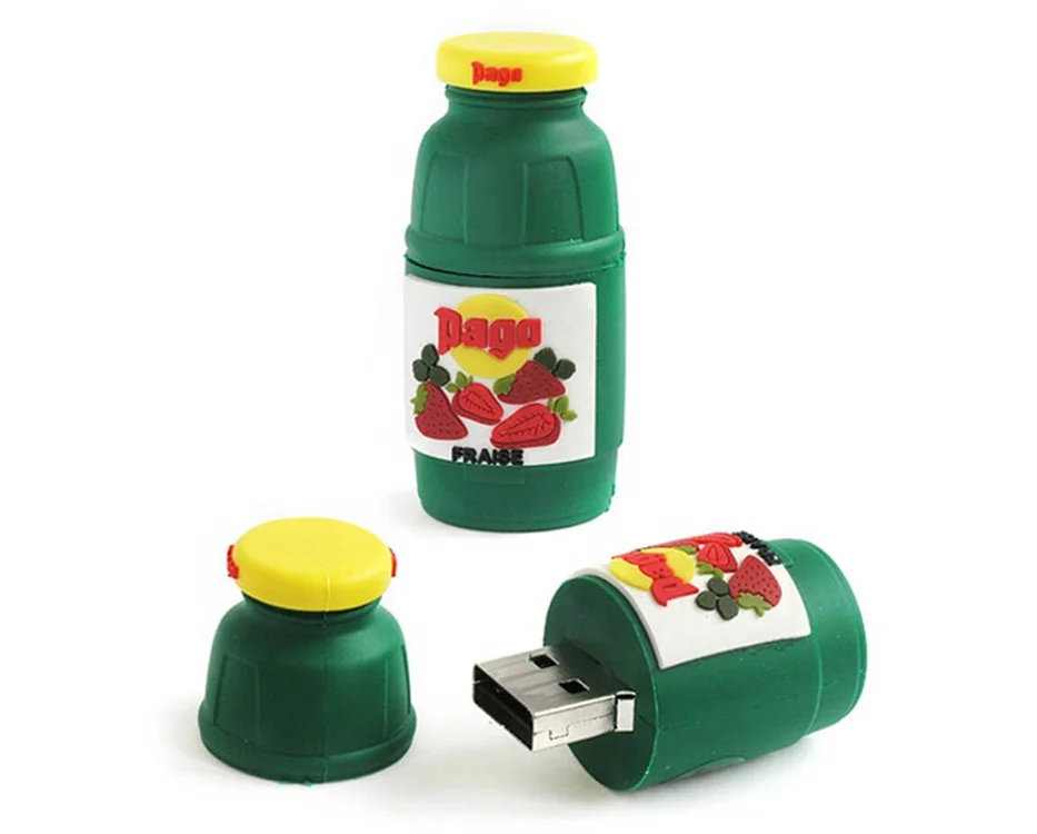 Rubber Soft PVC 3D Helicopter Plane USB Flash Drive