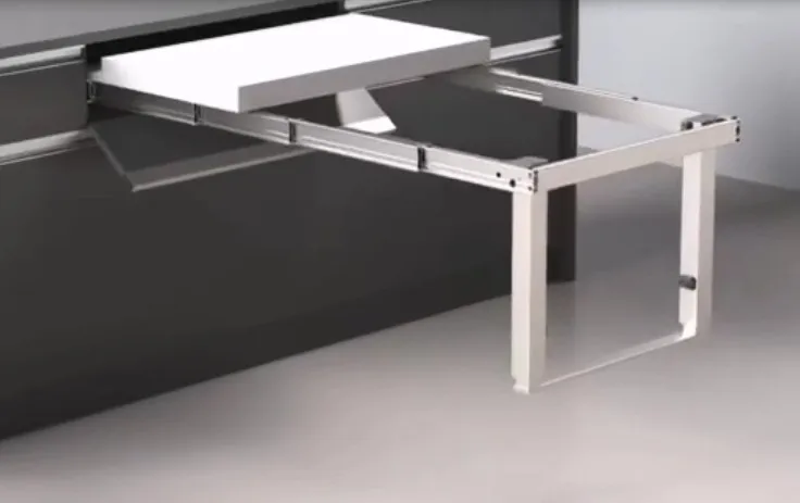 Smart Furniture Accessories - Pull Out Dining Table Hardware