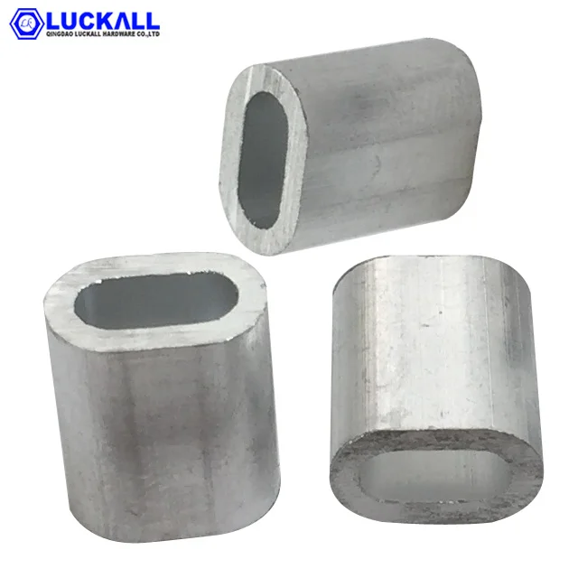 Specification En13411-3 Aluminium Oval Wire Rope Cable Steel Ferrule ...