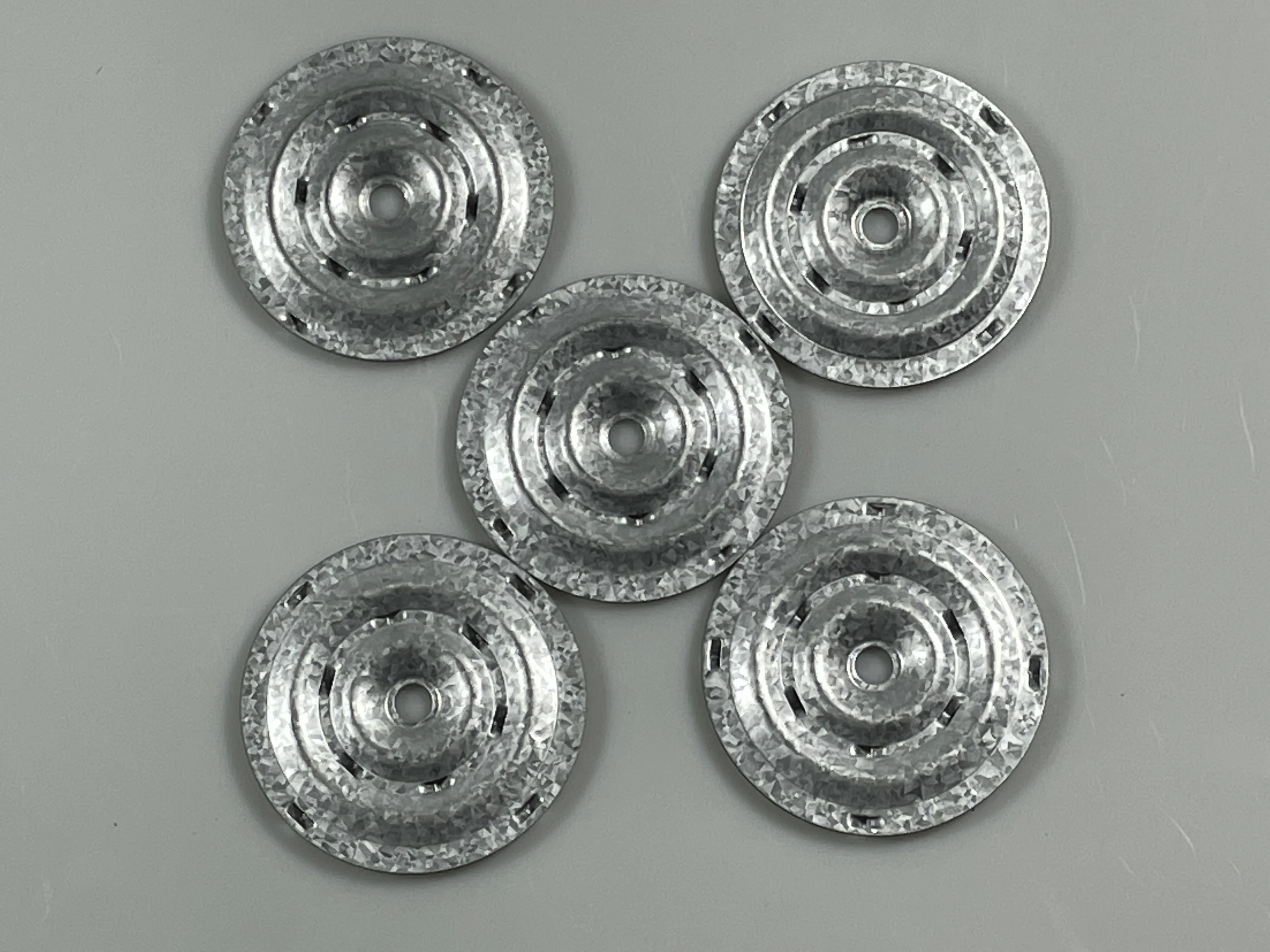 Roofing Sheet Fasteners 2.4" Seam Plates For Roofing Membrane - Buy 2.4 ...