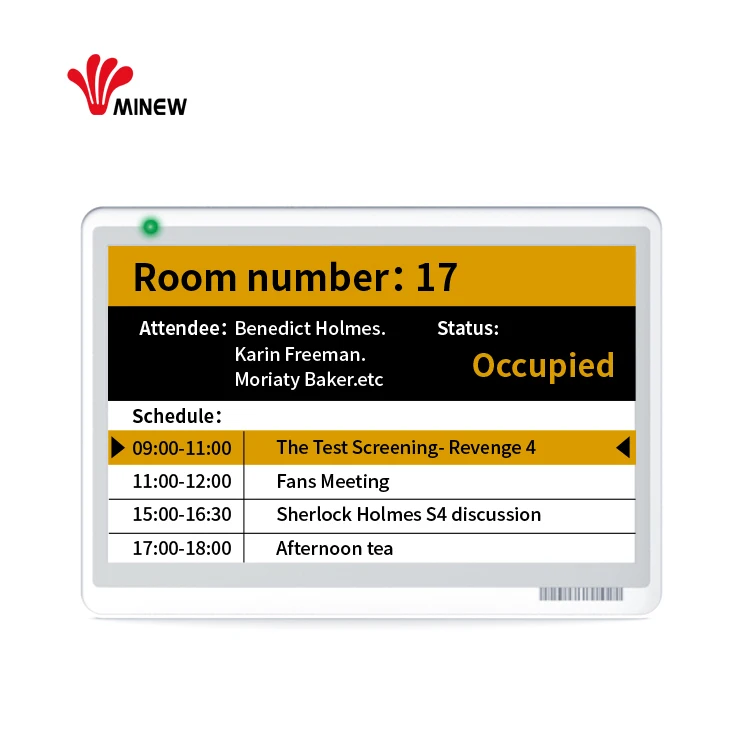 Minew High Resolution Large E-ink Display 7.5 Color Epaper Display E ...