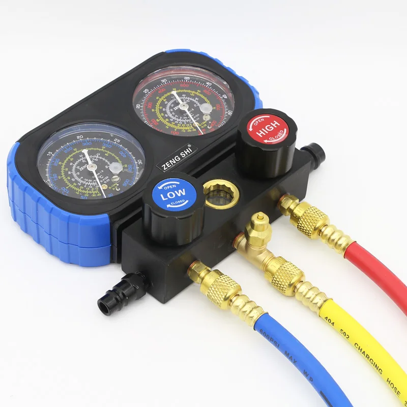 Automotive AC R134a Refrigerant Meter Set - Universal Charger