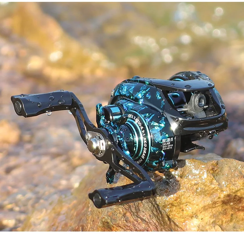 Long-distance Casting Special Black Micro-Object Lua Rod Wheel