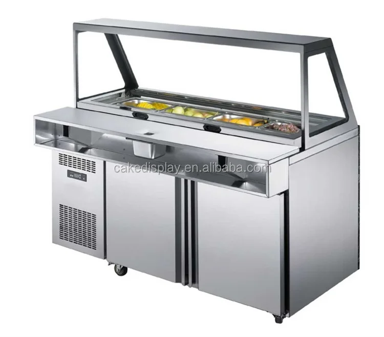 Subway Glass Sandwich Prep Table - Efficient Refrigeration