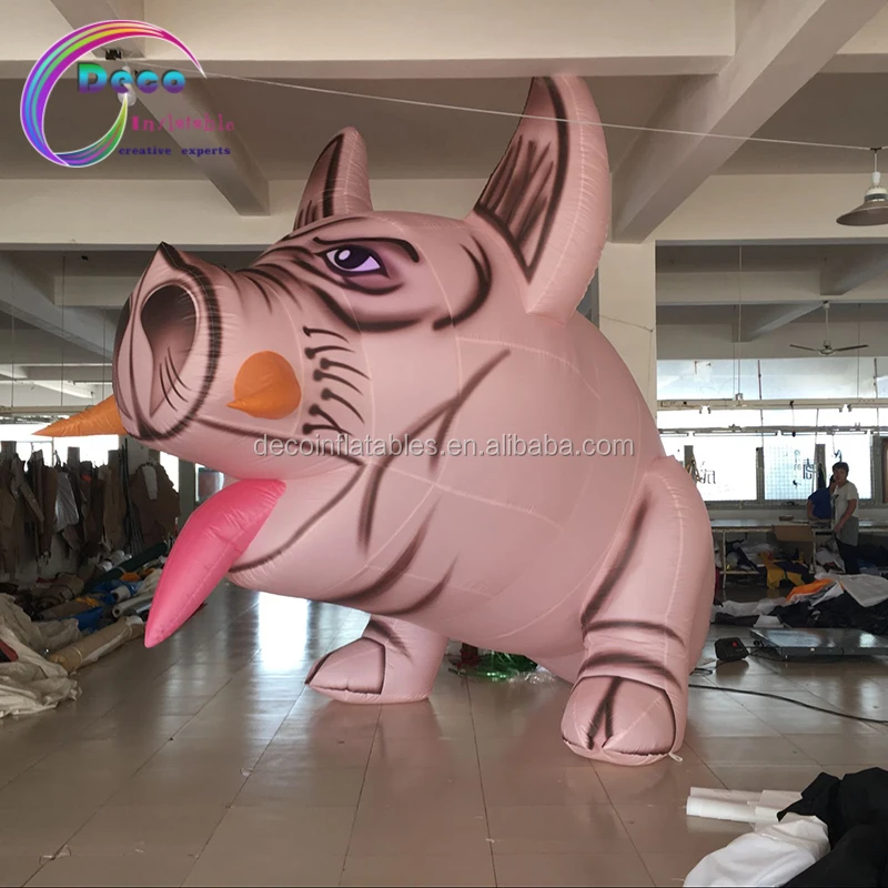 Newest Pink Giant Inflatable Pig For Advertising Promotion - Buy ...