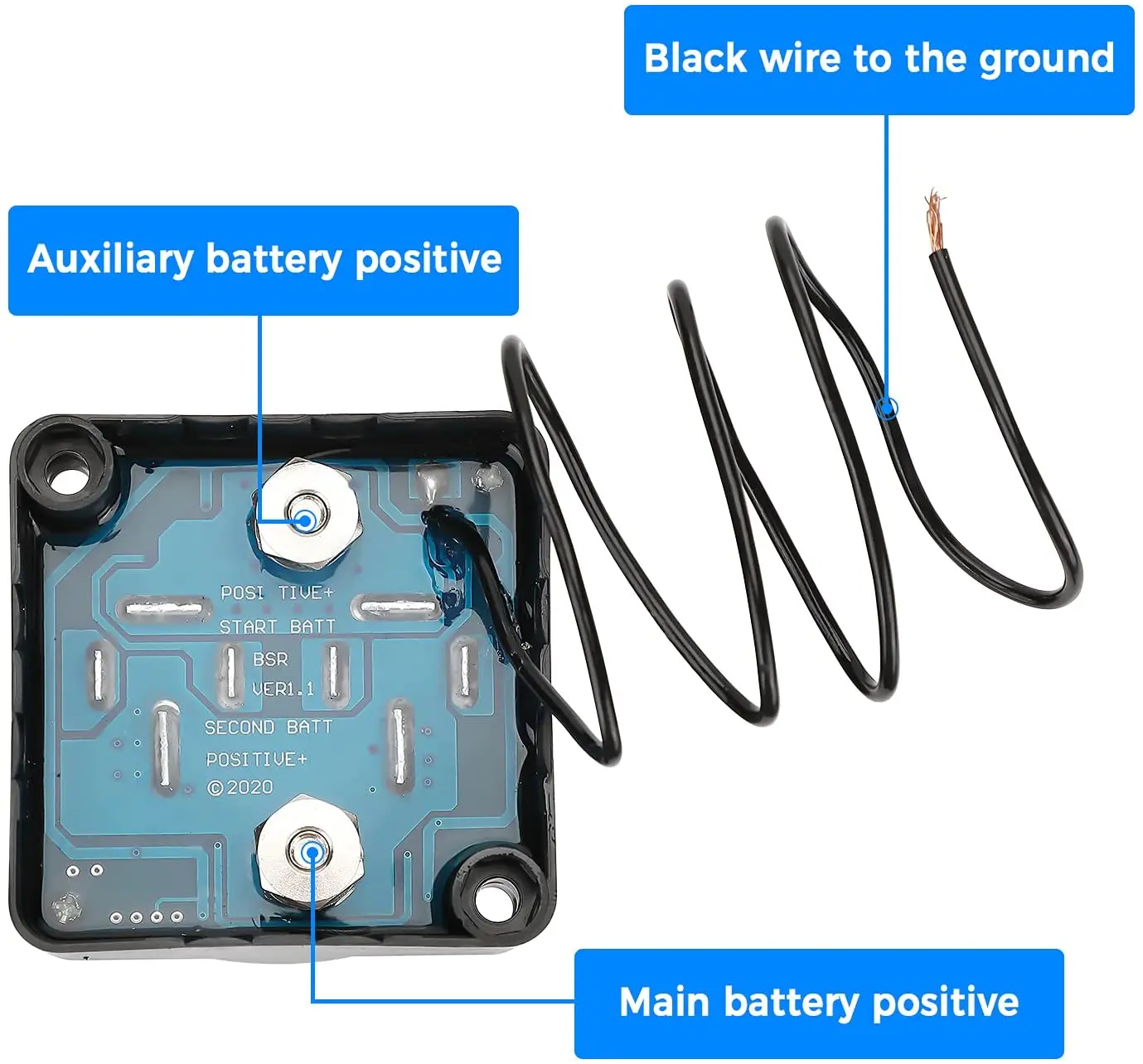 Dual Battery Isolator For Lithium Ion Batteries Smart Battery Isolator ...