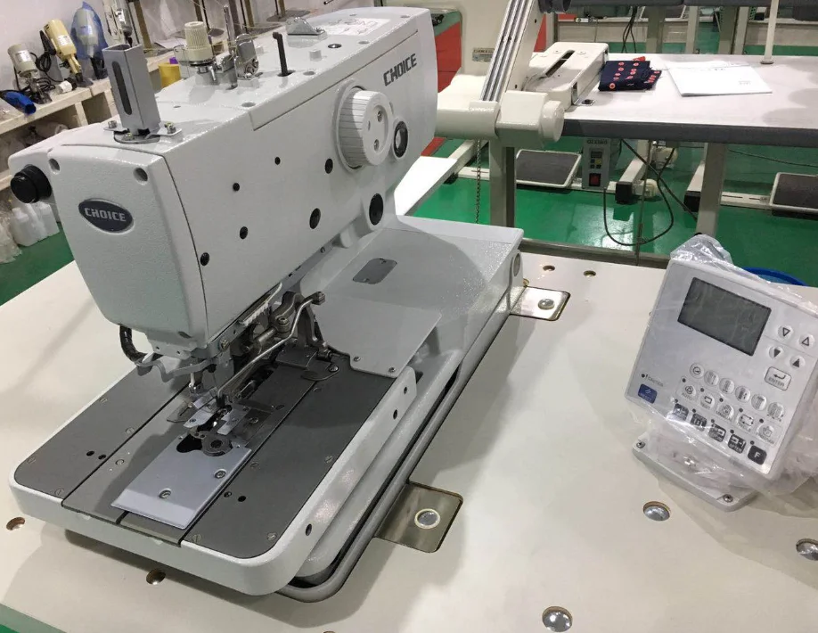 Gc9820-01 Electronic Eyelet Button Holer Machine With Upper Thread ...