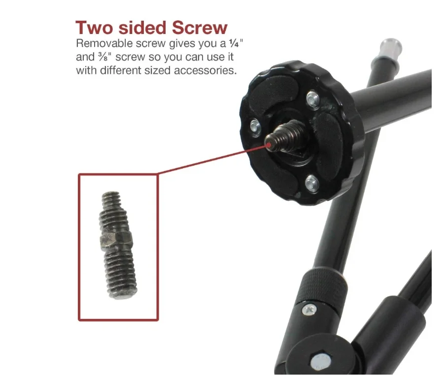 3 Sections Single Articulated Arm Camera Mount Bracket For Photo And ...