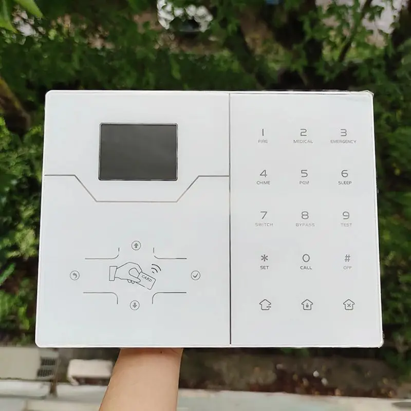 Contact ID SIA DC09 Professional Burglar Alarm Panel Color Screen Touch ...