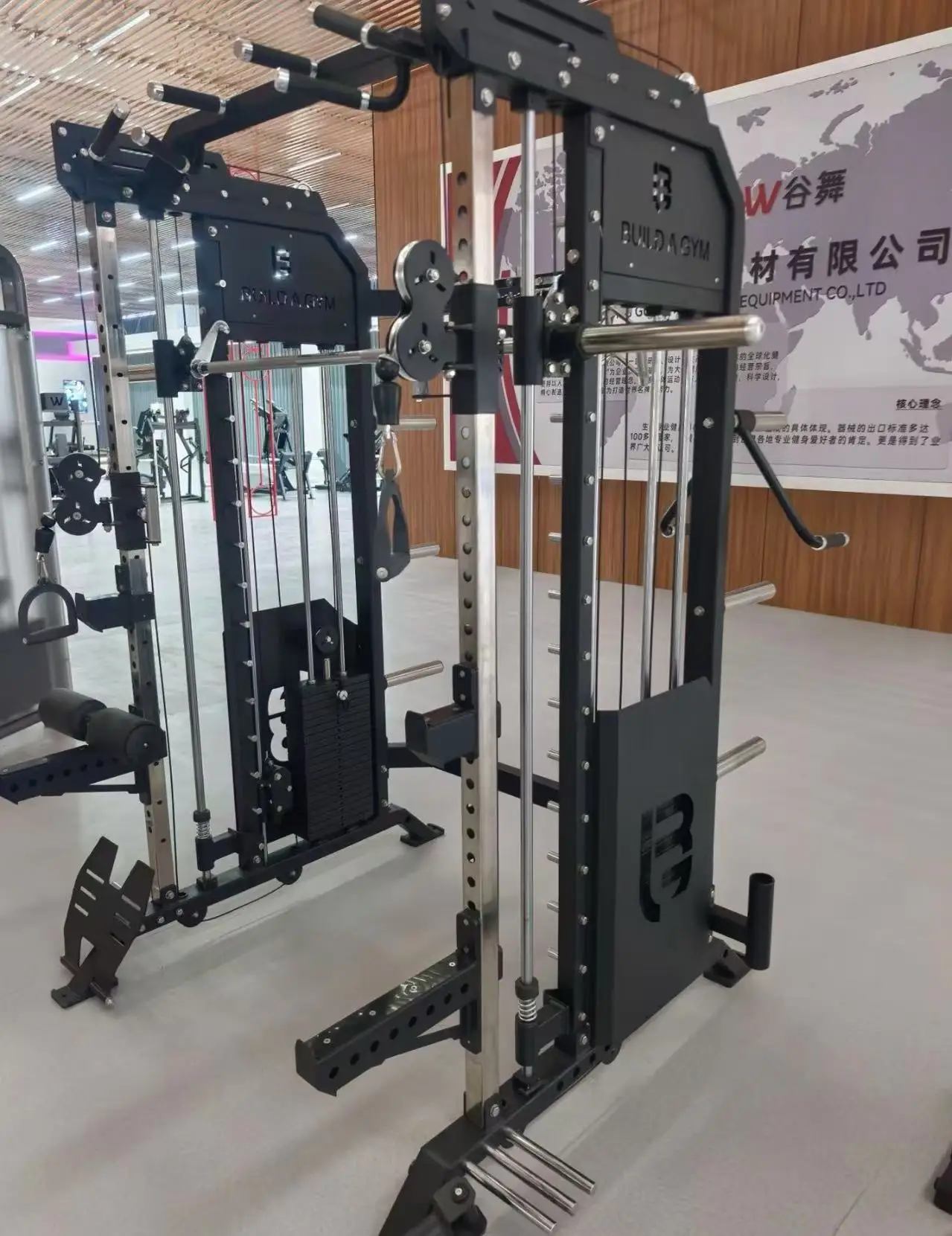 Multi-Function Trainer Power Rack with Cable Crossover for Chest ...