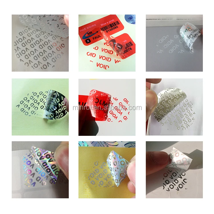 Custom Security Stickers - Void If Tampered With