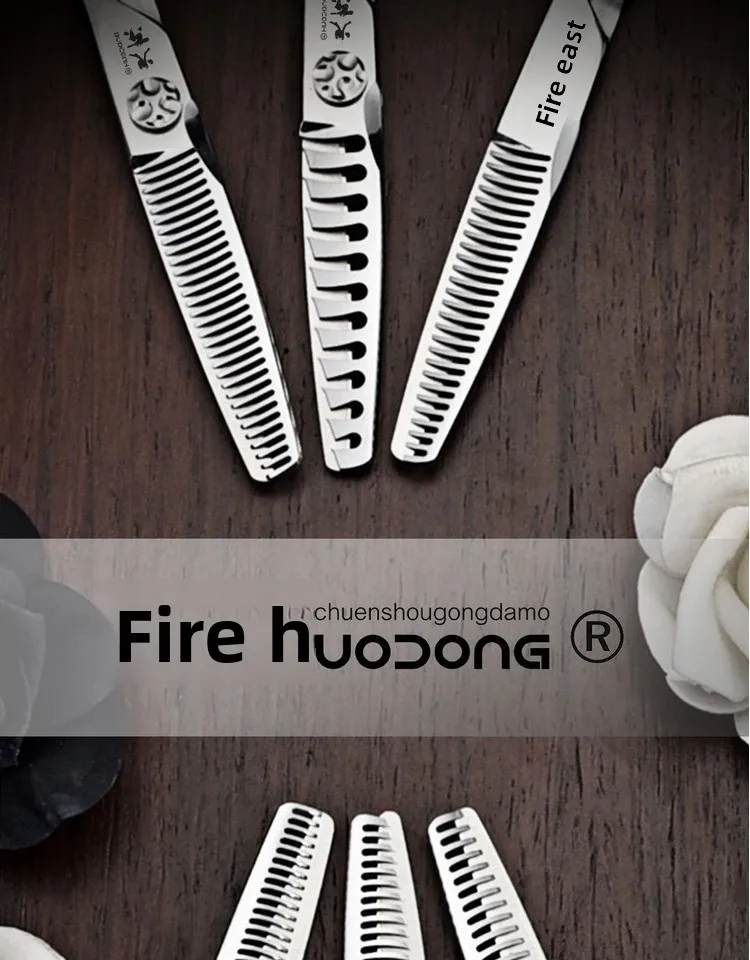 Professional Hairdressing Seamless Serrated Thin Scissors Reducing ...