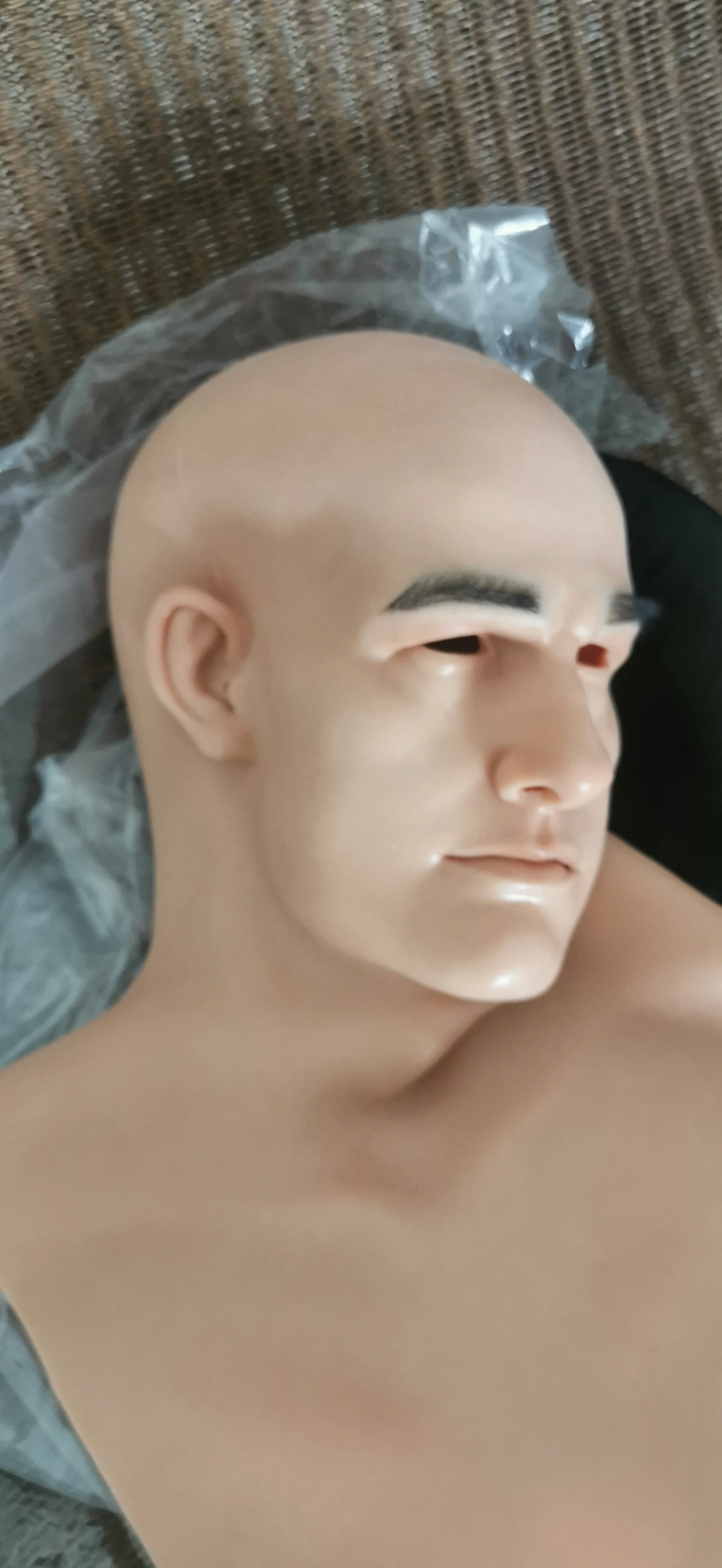 Cosplay Realistic Male Party Face Mask - Handsome Crossdresser