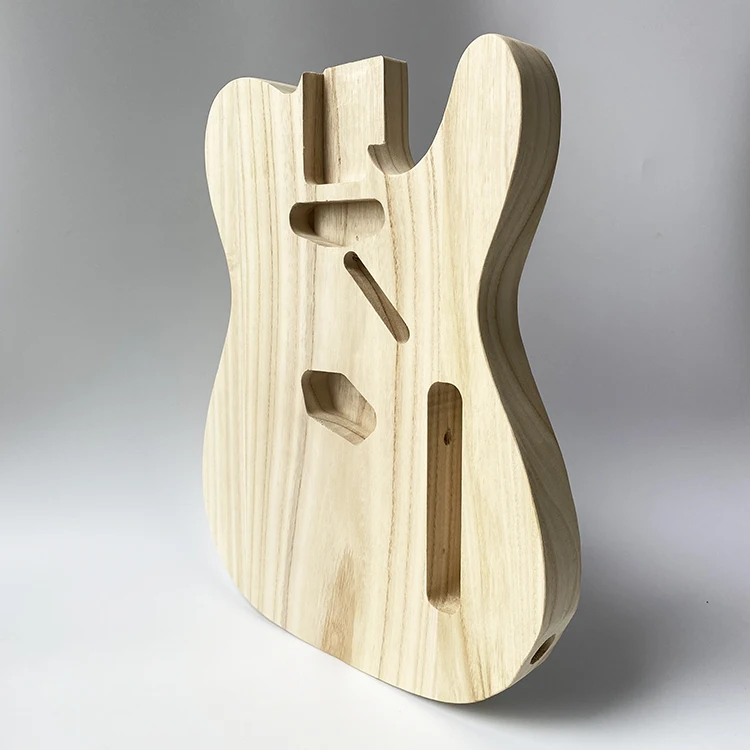 Custom Paulownia Solid Wood Electric Guitar Body Blank