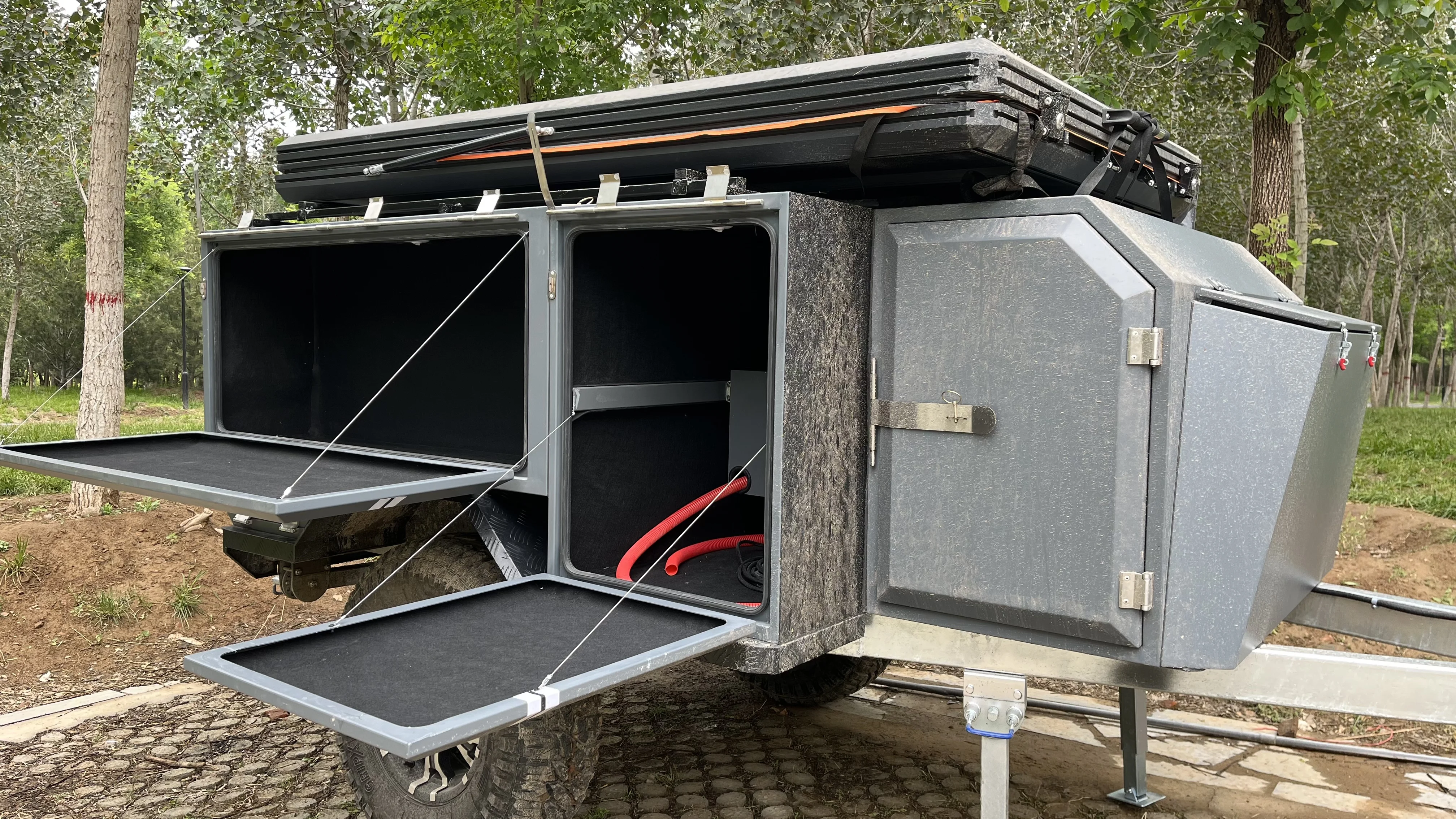 Mini Lightweight Camper Camping Trailer Use Pop up Camper Trailers ...