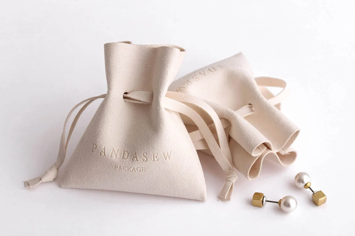 Pandasew Jewelry Pouch - Personalized Small Drawstring Bag