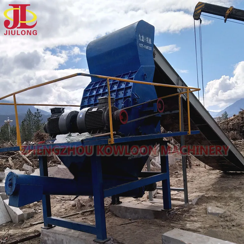 5 Tons/hour Industrial Wood Grinder Sawdust Machine Crusher Large Wood ...