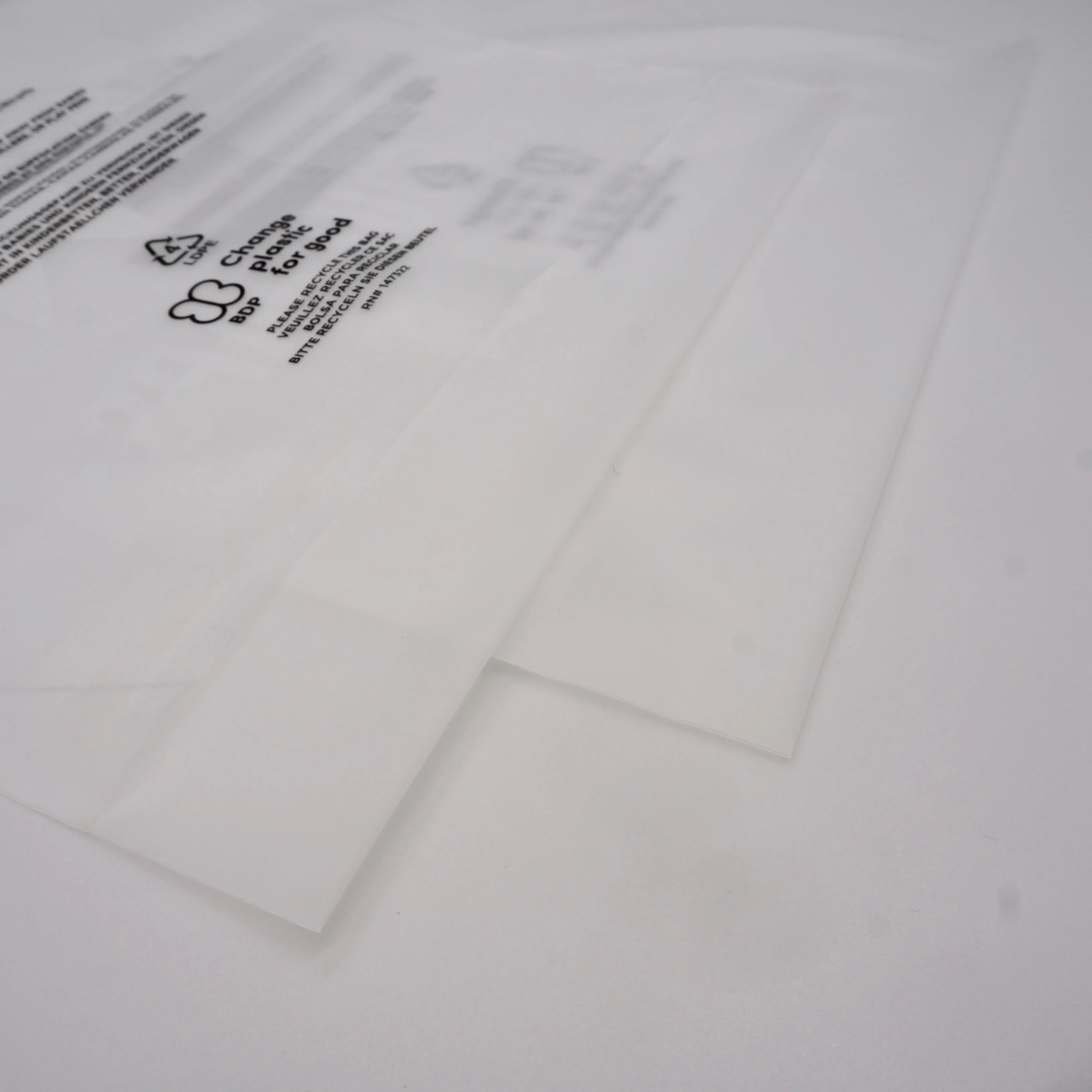 Biodegradable Cpe R Pack Polybag Water Soluble Garment Shopping Polybag ...