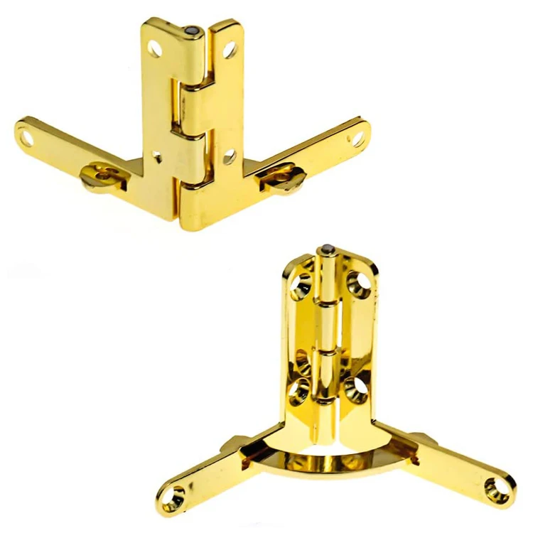Solid Brass Nickle Plated Quadrant Hinge for Humidor Boxes