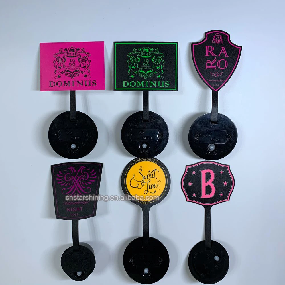 Oem Waterproof Led Sticker El Wine Label Led Wine Bottle Sticker Glow ...