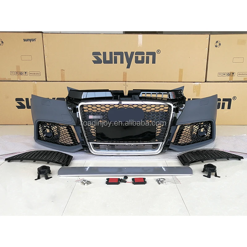 RS3 Bodykit for Audi A3 - Front Bumper with Honeycomb Mesh