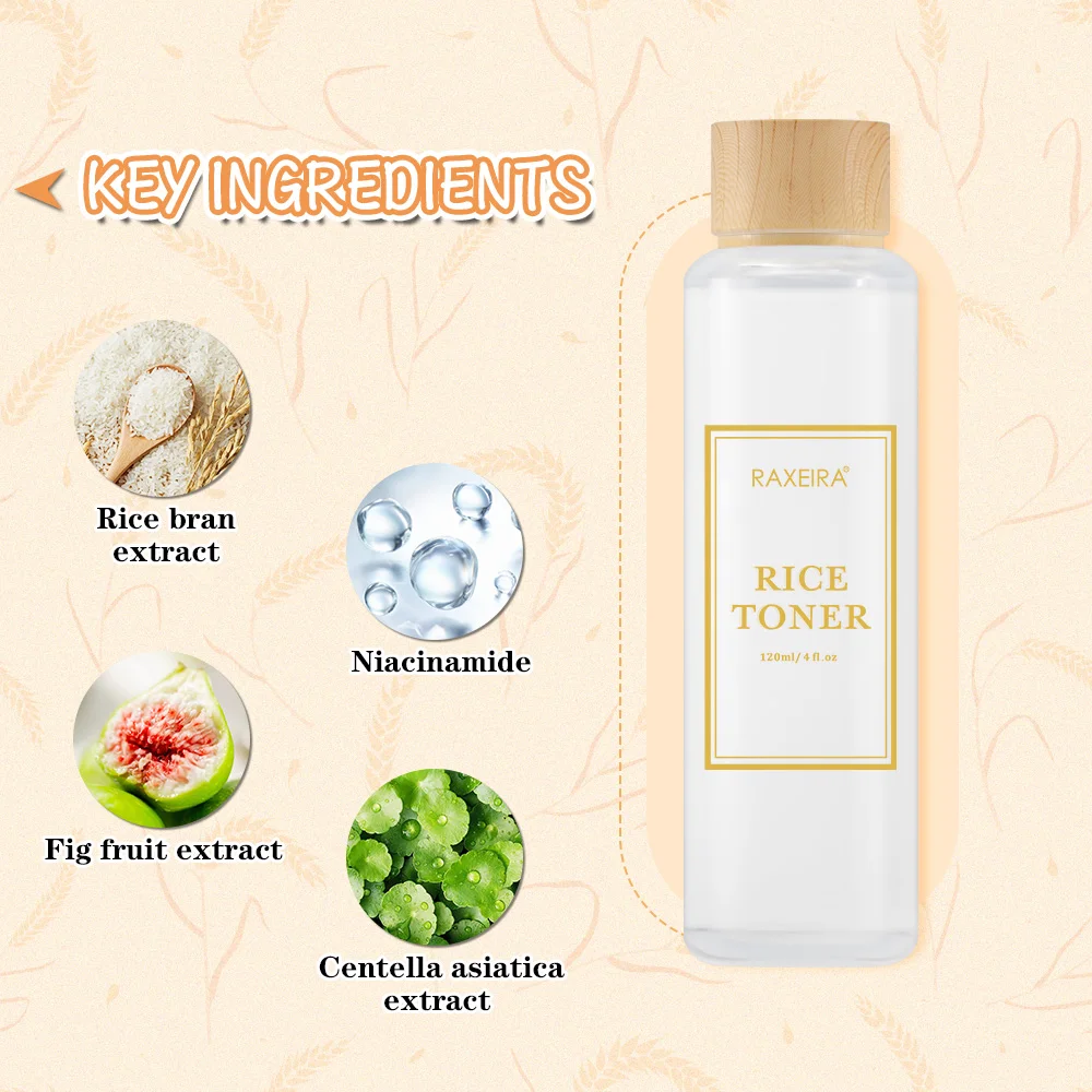 Bulk Private Label Rice Water Toner Organic Moisturizer With ...
