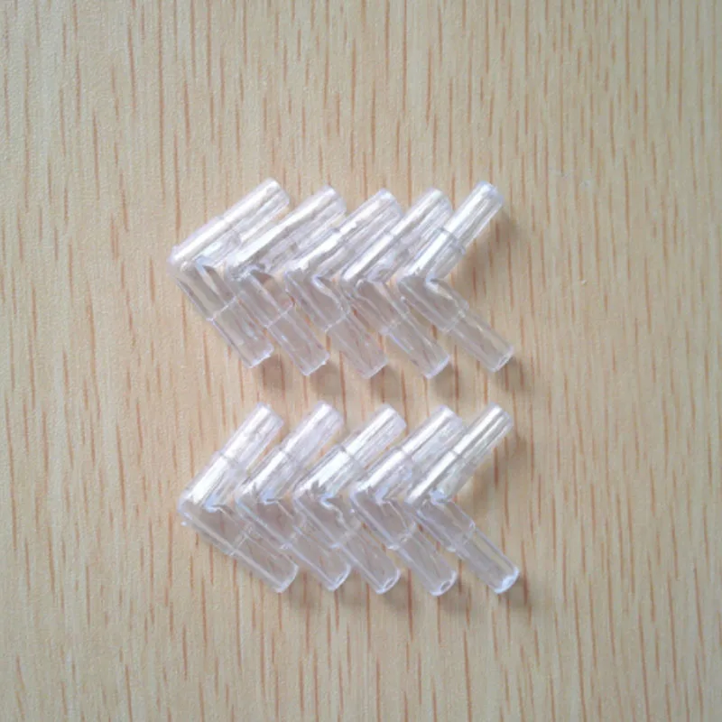 4mm L Shaped Fish Tank Air Line Tubing Joints Connectors Acuarios Tube ...