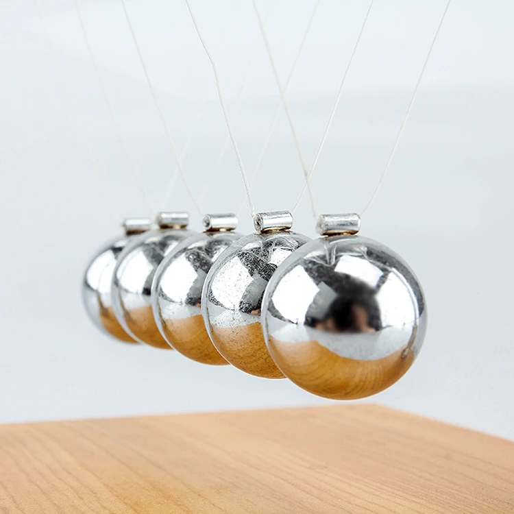 Newton's Cradle Collision Balls - Essential Steel Orb for School ...