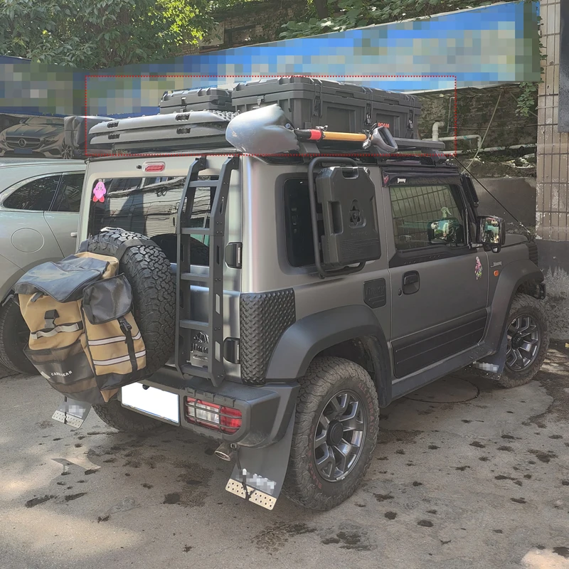 For Suzuki Jimny Roof Rack Aluminium Car Top Luggage Cross Bar Rail ...