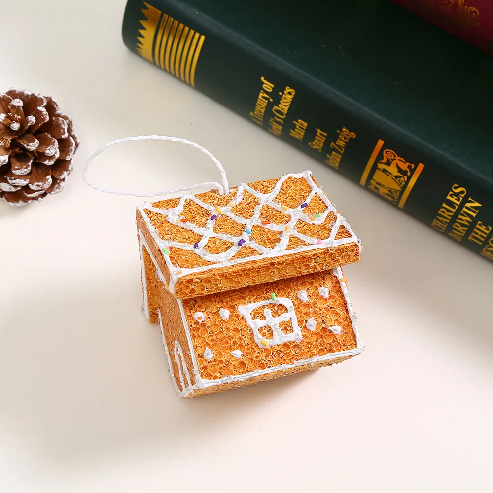 Modern Three-Dimensional Gingerbread Man Candy Cane Pendant Cross ...
