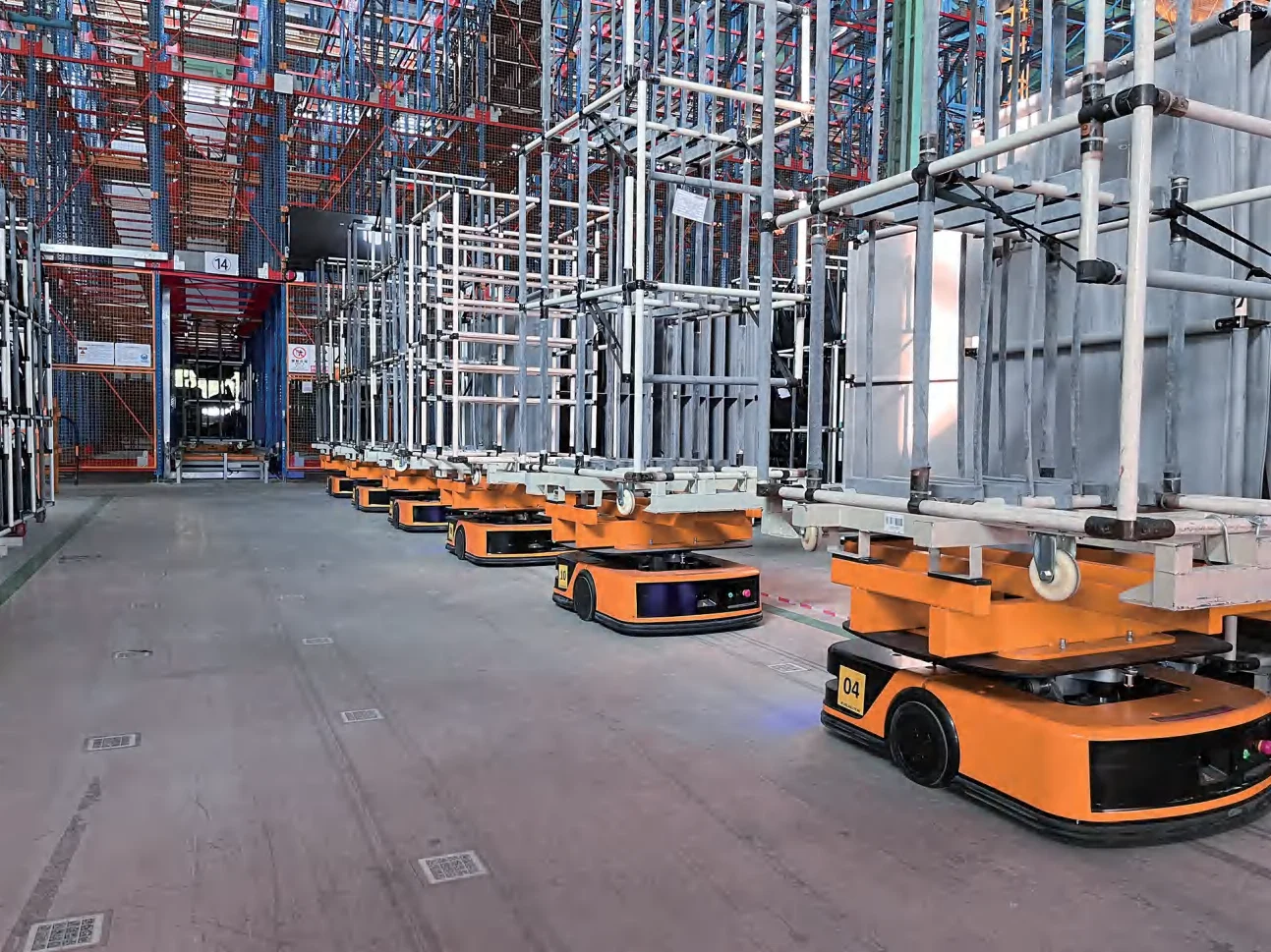 Intelligent AGV Delivery Robot - Automatic Warehouse Ch Charging