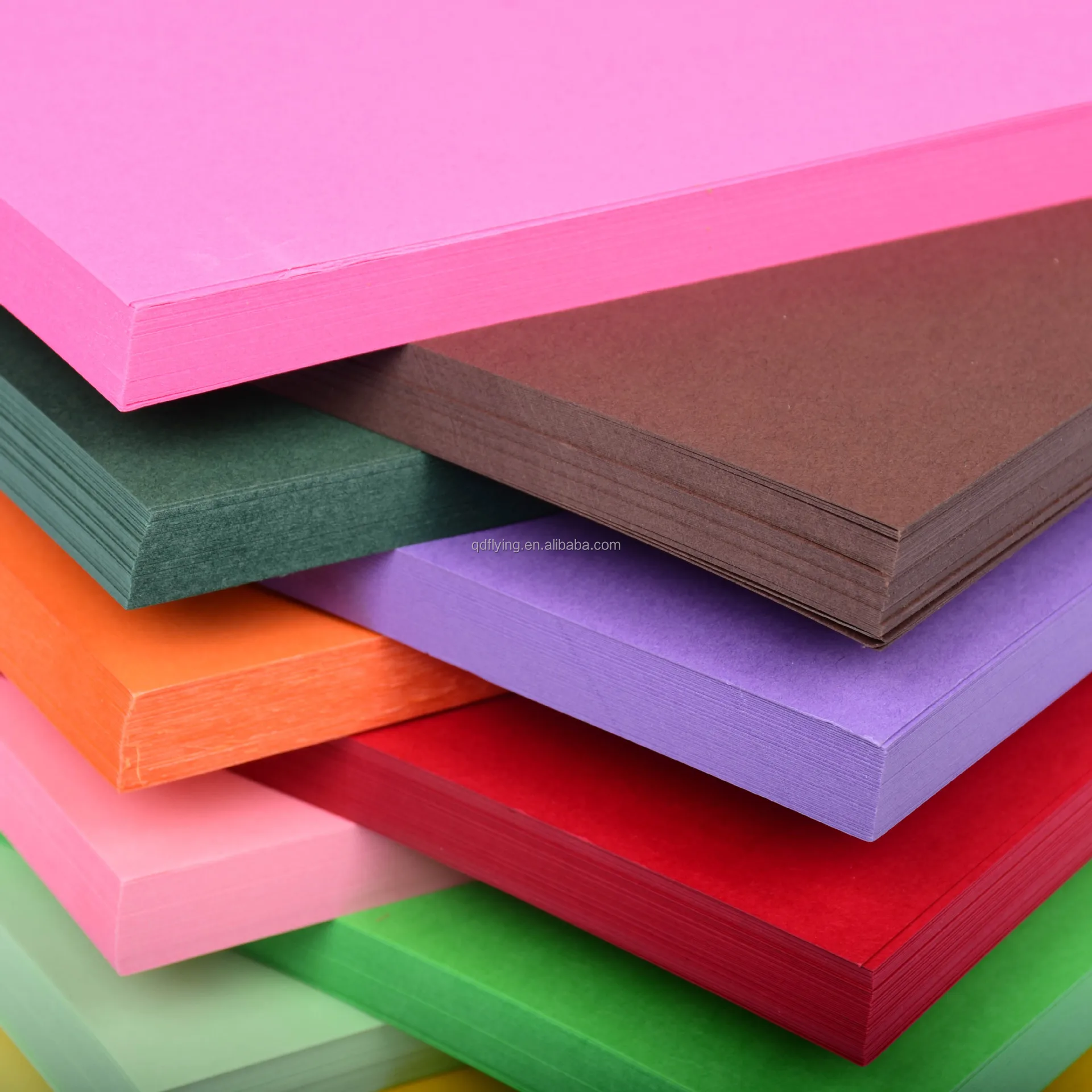 High Quality A3 A4 Colored Cardboard Coated Paper Craft for Offset ...