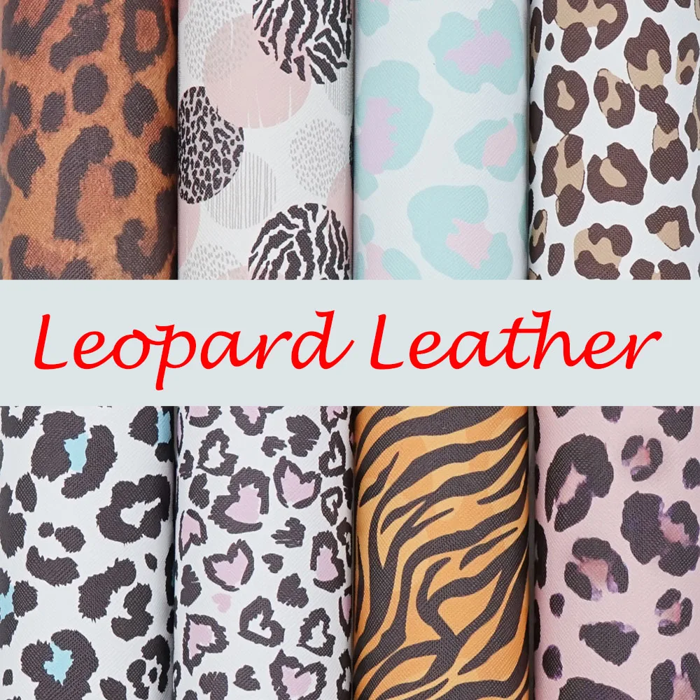 Multi color cheetah print leather sheet Hat Making & Hair Crafts ...