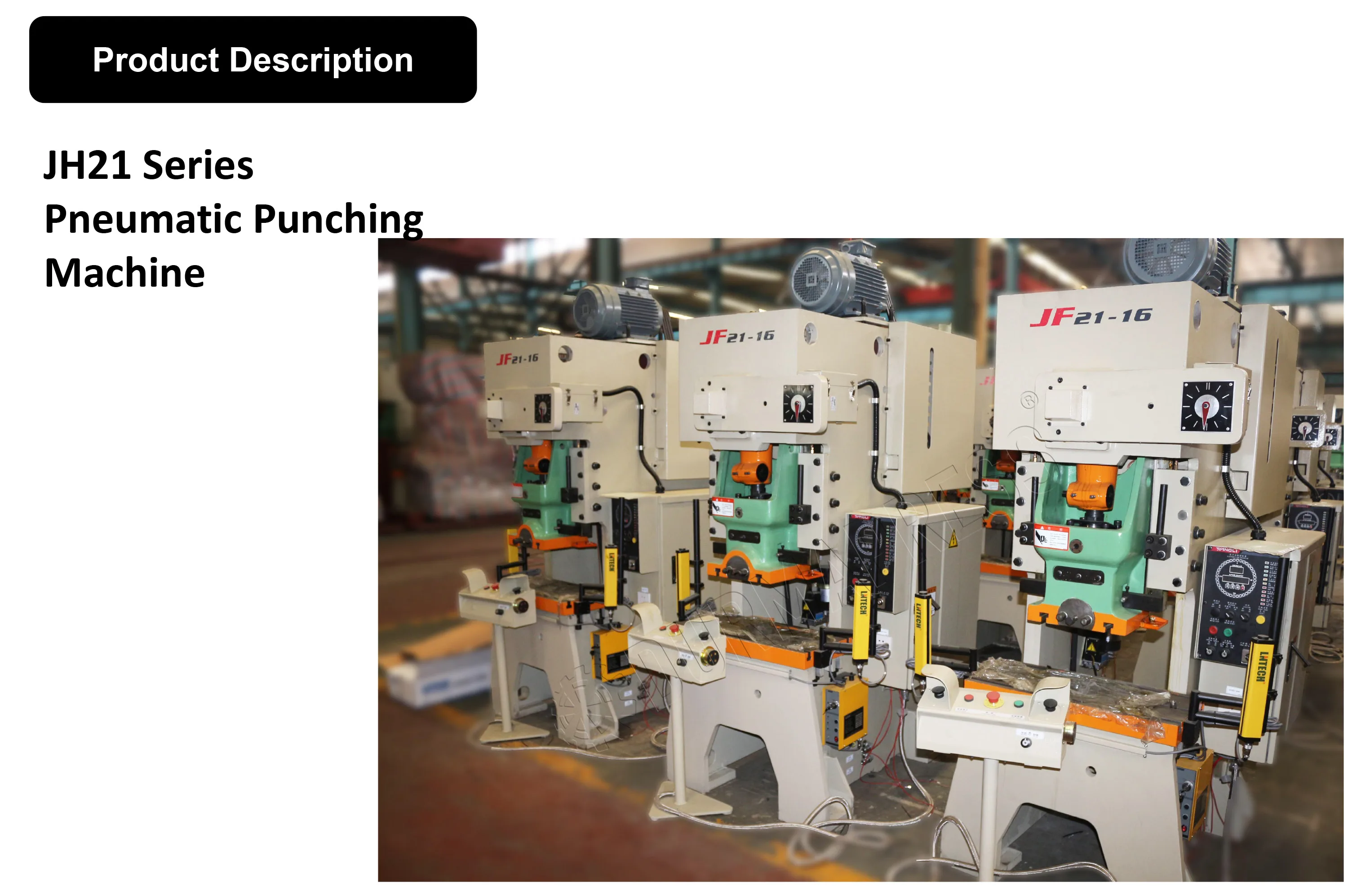 Mechanical Power Press Jh21 Series Press Machine / Punching Machine - Buy Pneumatic Power Press ...