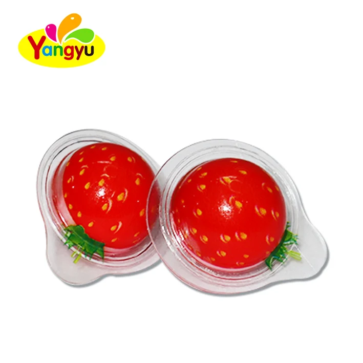 Funny Small Size Gummy Soft Candy Ball Shape Multi Color Sweet Candy ...