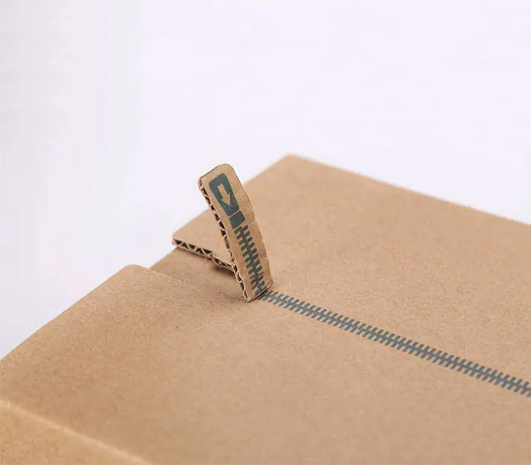 Custom Corrugated Mailing Boxes with Tear Strips & Zippers