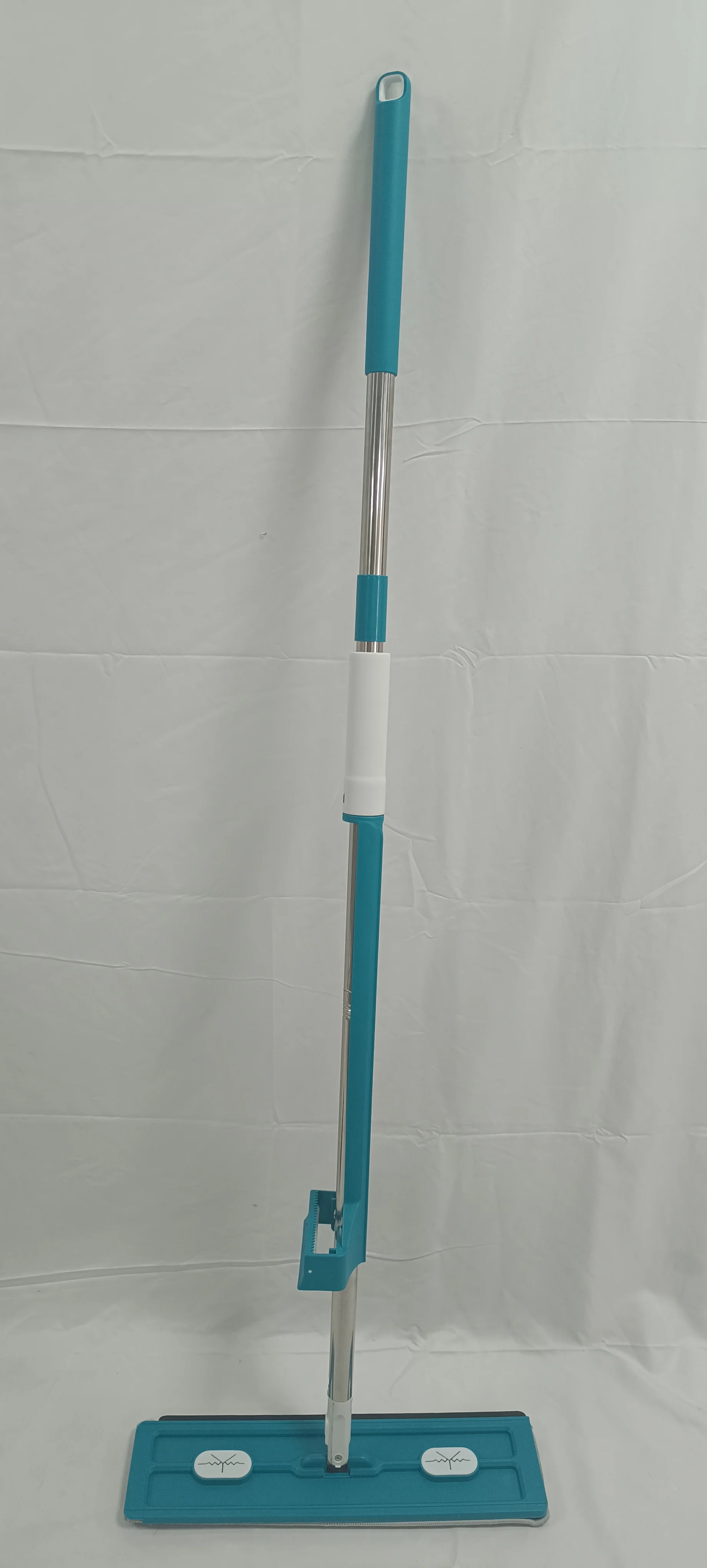 Benheng Handsfree Squeeze Dry Flat Mop With Squeege 42cm Mop Plate Self ...