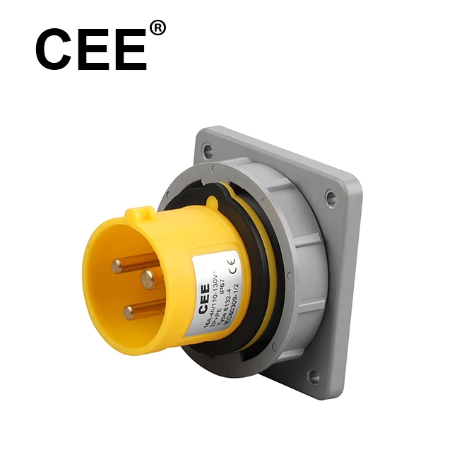 CEE Uk Power Socket - 3P 110 Volt Electrical Plugs & Sockets