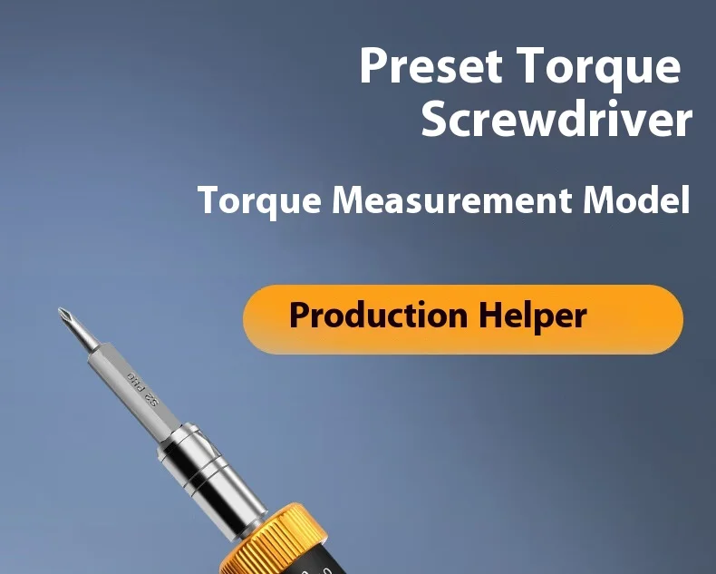 Adjustable Preset Torque Screwdriver with Slip Clutch and Bits RTD ...
