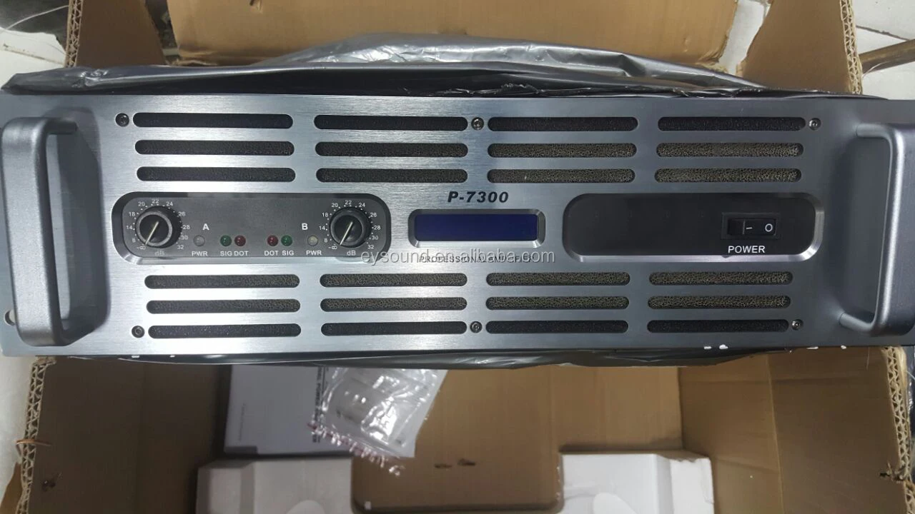 EV P7300 Power Amp - 2×700W Audio Amplifier for Night Clubs