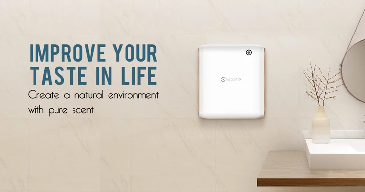 SCENTA Wall Mounted Aromatherapy Nebulizer Essential Oil Diffuser