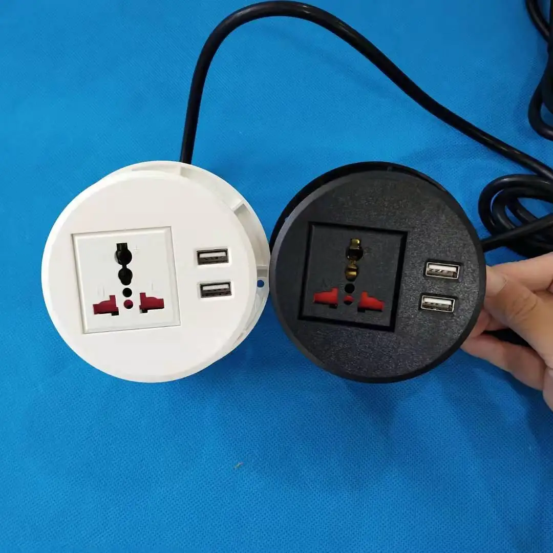 Smart Universal Plug - Power and USB for Conference Tables