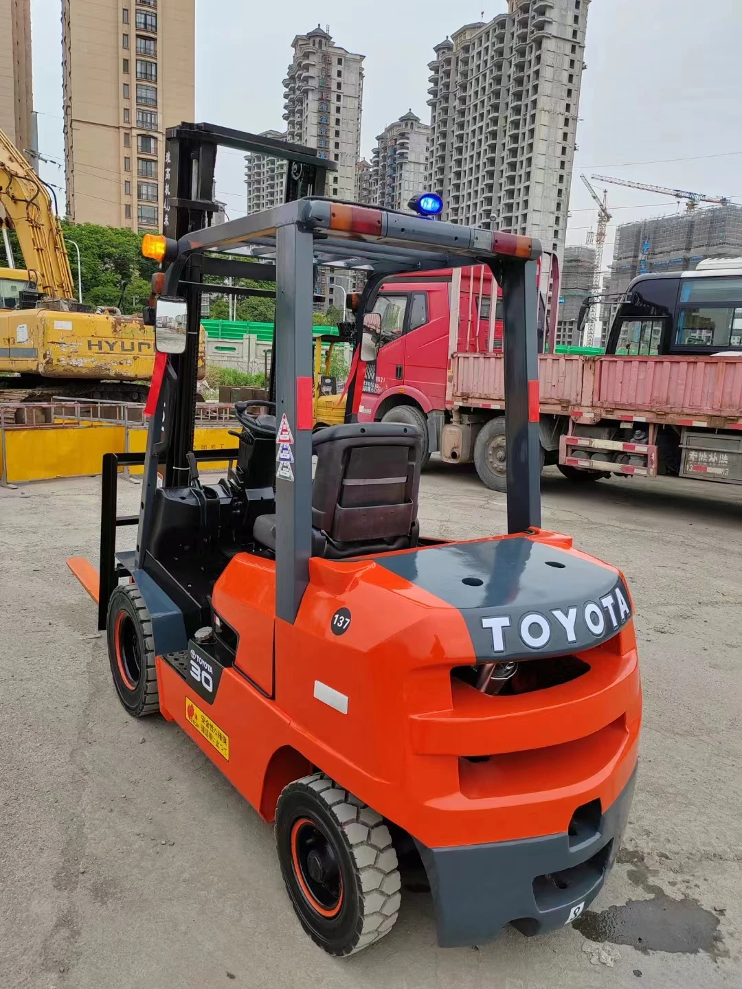 Japan Original 3ton Forklift Used TOYOTA FD30 for Sale