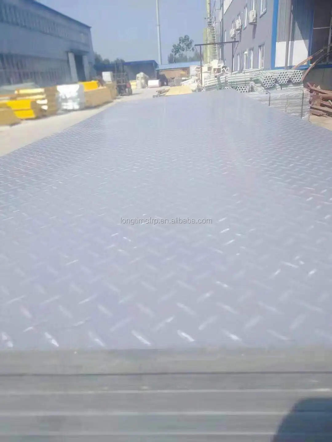 High Strength Composite Fiberglass Frp Decking Solid Frp Grating For ...