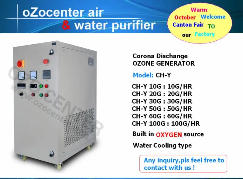 2019 2-6g/hr corona Discharge Ozone Generator for Domestic Installation ...