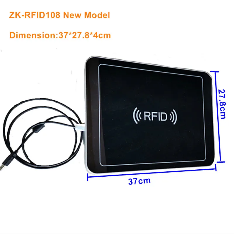 RS232 Automatic UHF Desktop RFID Reader 860-960Mhz to Borrow Book ...