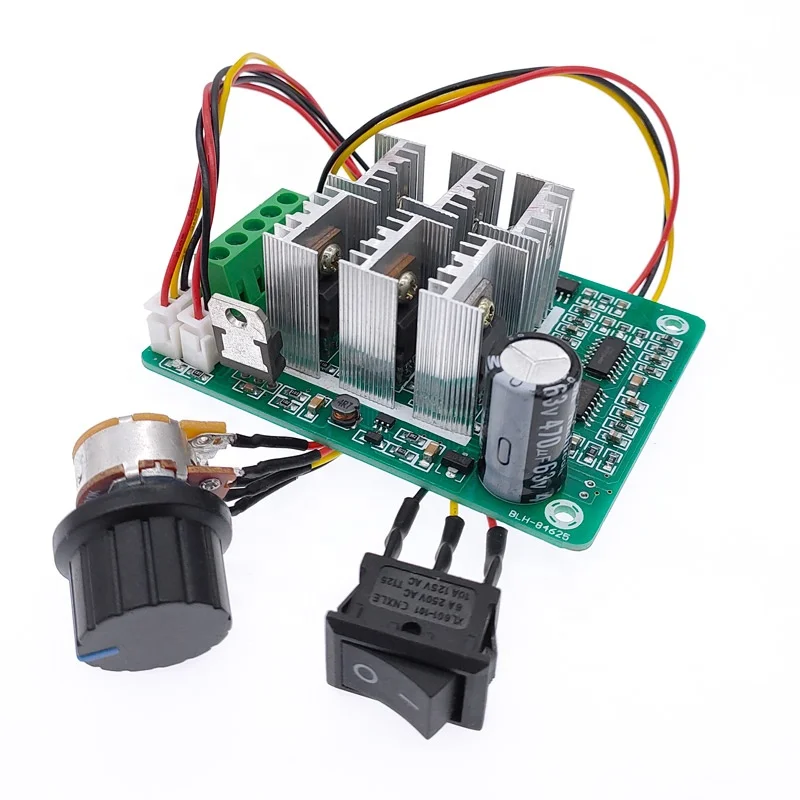 Bldc Three Phase 12v Dc Motor Speed Controller 15a Violent Fan ...